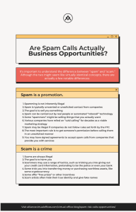 Spam Calls Could Be Business Opportunities | Alliance Virtual Offices