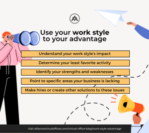 Use Your Work Style to Your Advantage | Alliance Virtual Offices