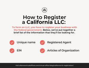 How to Register a California LLC: Your Complete Guide | Alliance ...